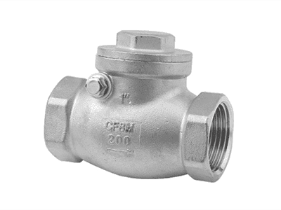 What is a threaded Horizontal check valves?