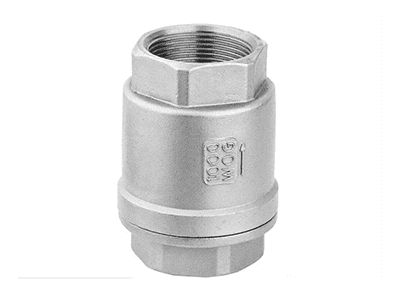 What is a threaded Vertical check valves?