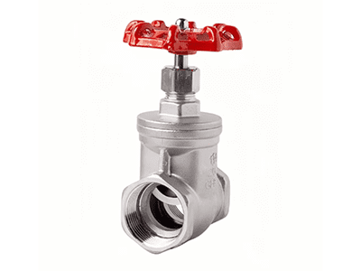 What is a threaded gate valve?